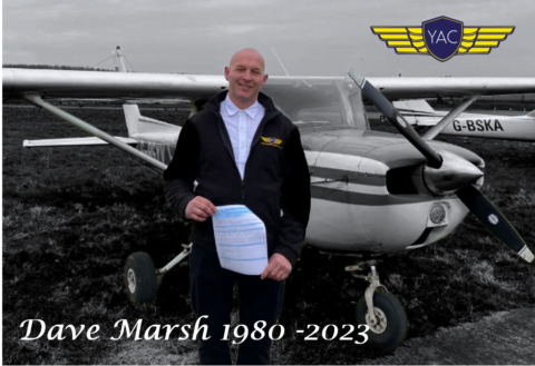 Dave Marsh funeral arrangements | Yorkshire Aero Club